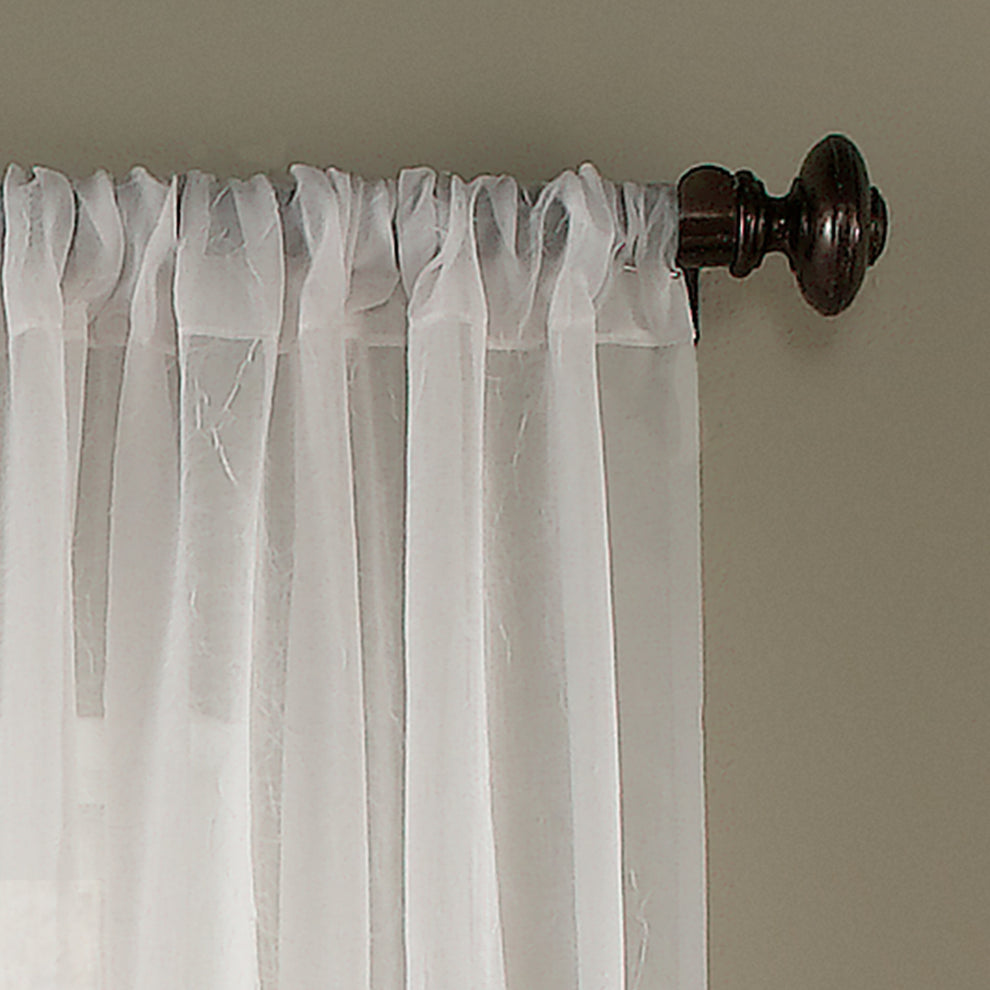 Curtainworks Trinity Crinkle Voile Window Curtain – decoratd