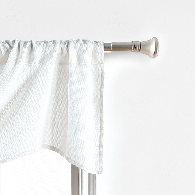 Martha Stewart Chenille Stitch Trumpet Valance – decoratd