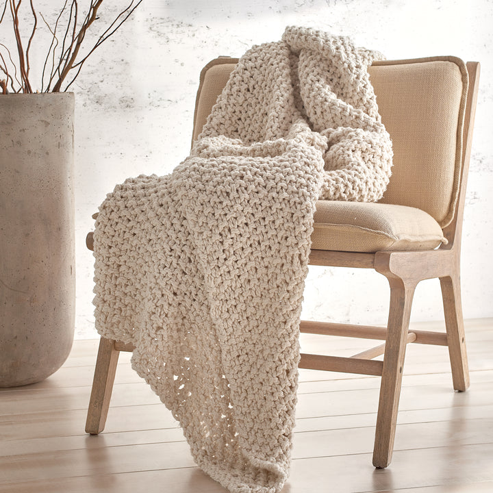 DKNY PURE Chunky Knit Throw – decoratd